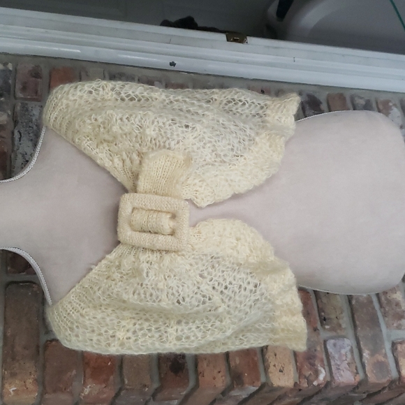 Accessories | Vintage Italian Knitted Shoulder Cape | Poshmark